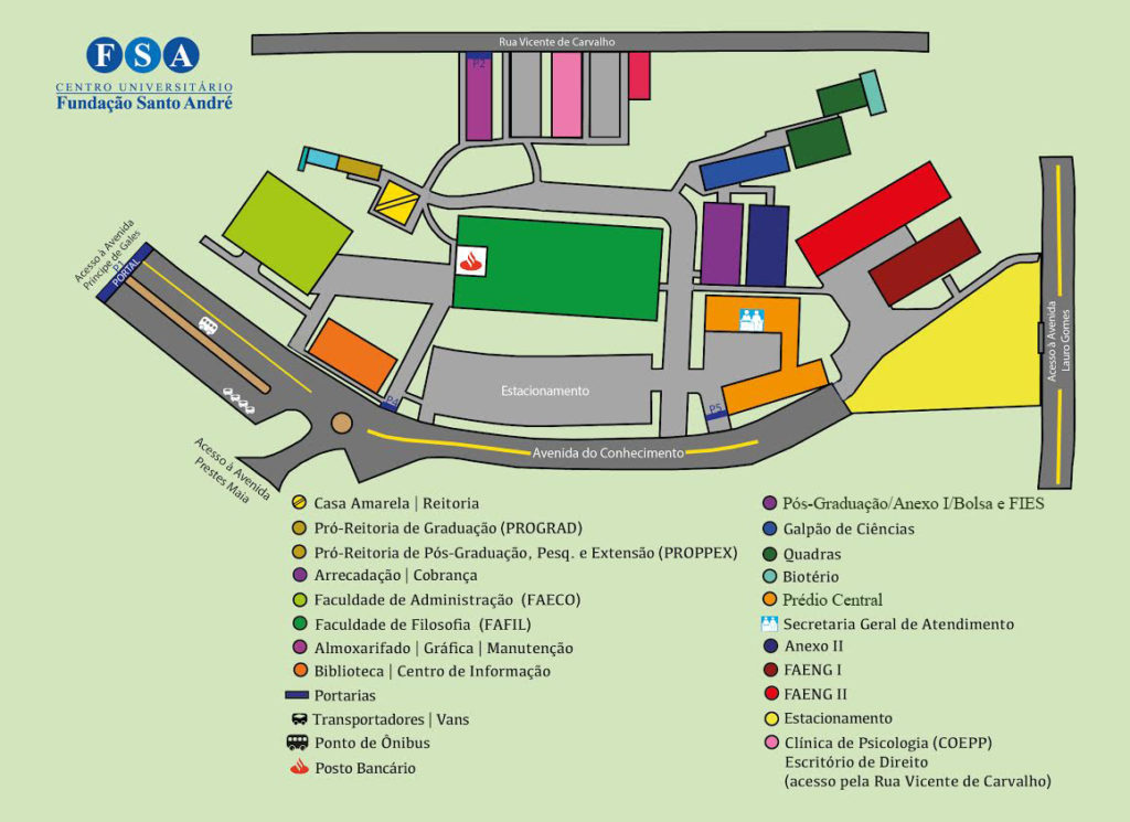 Visita ao Campus - FSA - Centro Universitário Fundação Santo André
