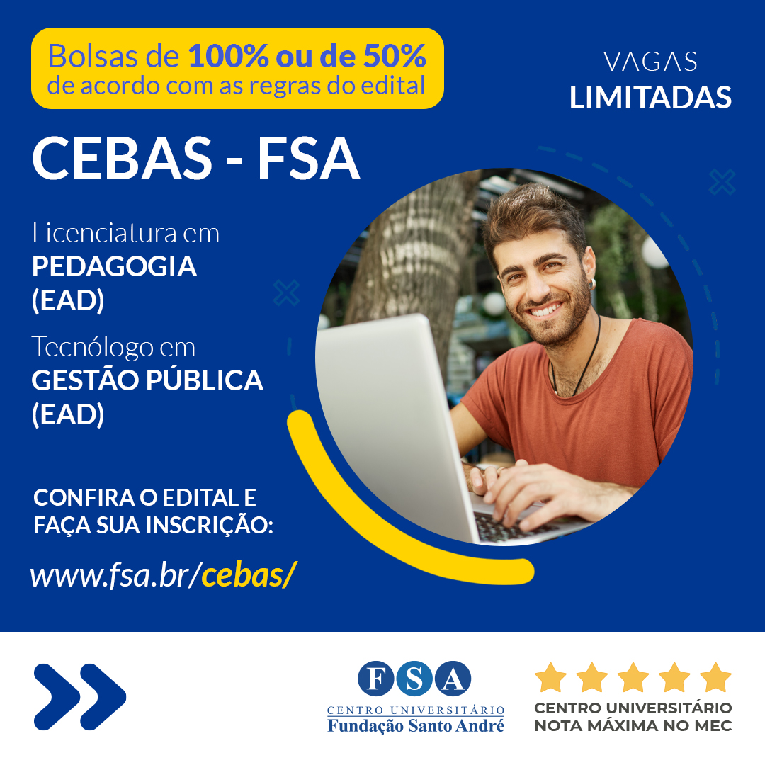 Cebas Edital - 1/2024 - FSA - Centro Universitário Fundação Santo André